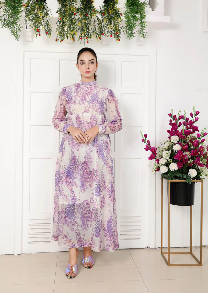 Ella Lilac Chiffon – Sajni